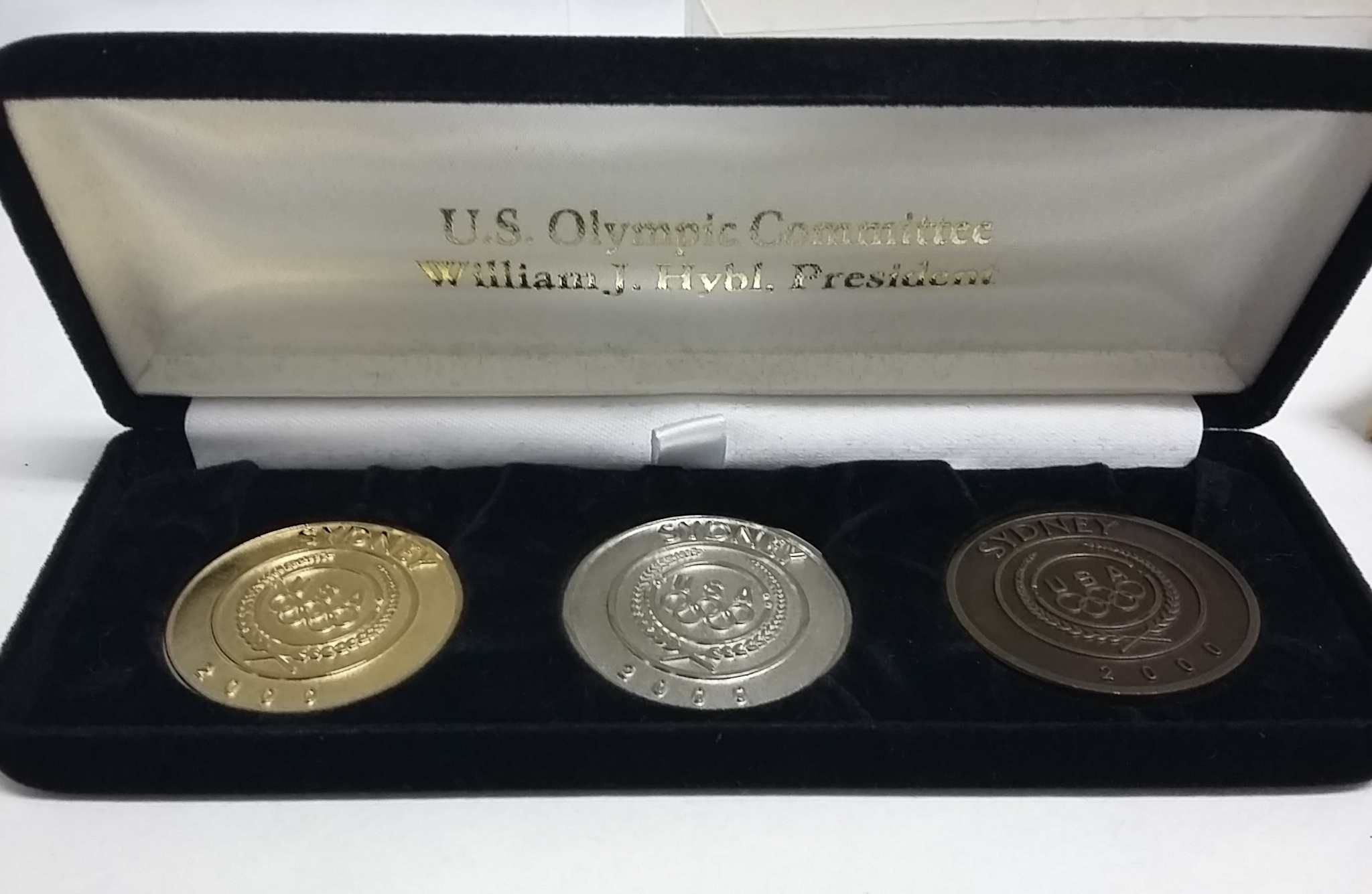 Conjunto medalhas comemorativas Sidney 2000 – Memória Olímpica – Comitê ...